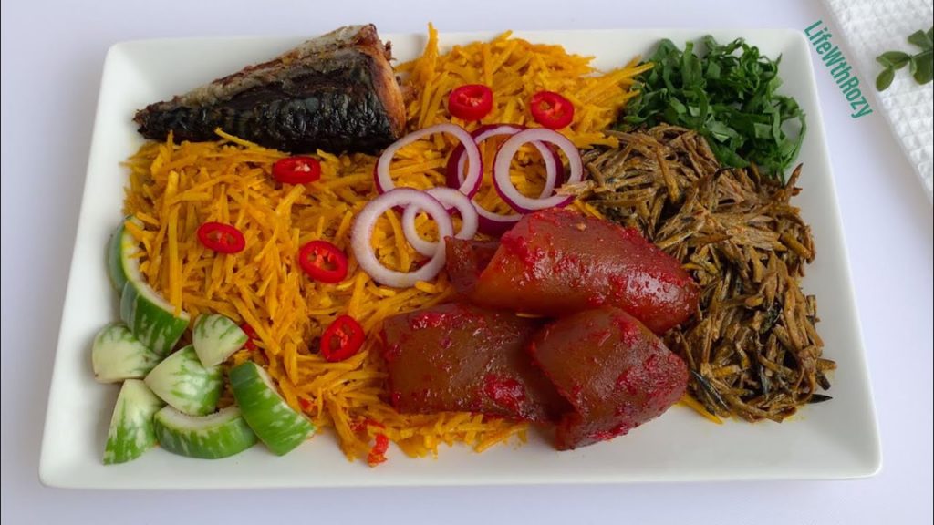 [FOODIES CORNER] How to make Abacha (African salad) – NewsclickNG