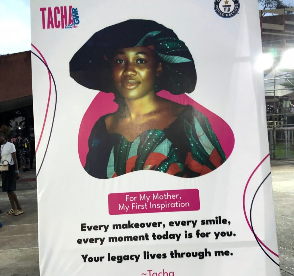 Tacha pays tribute, begins GWR bid – NewsclickNG