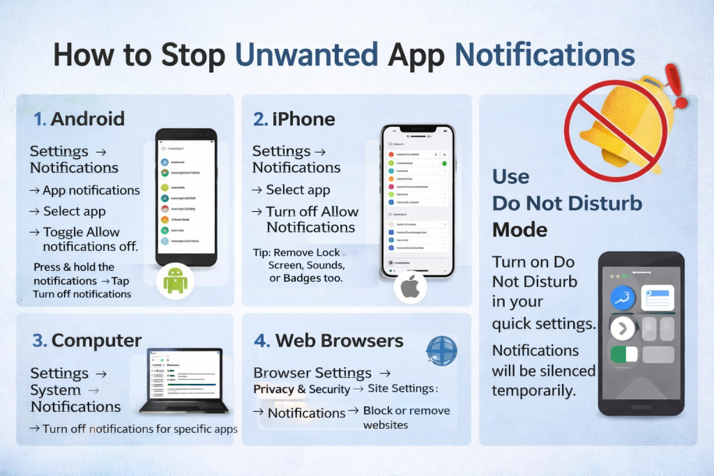 How to stop unwanted App notifications – NewsclickNG
