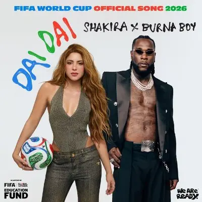 Shakira, Burna Boy release official 2026 FIFA World Cup song “Dai Dai ...